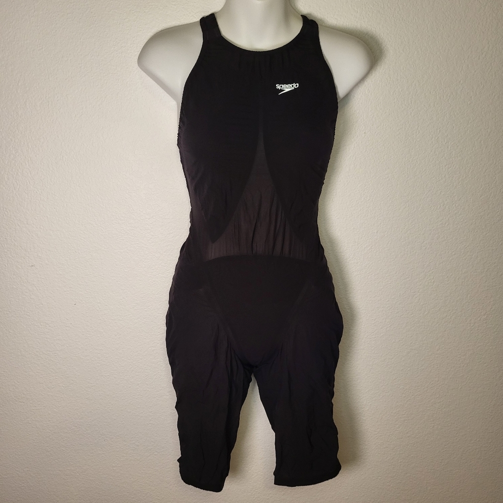 Speedo Lzr Fastskinz Open Back Racing Suit Size 27/La… - Gem